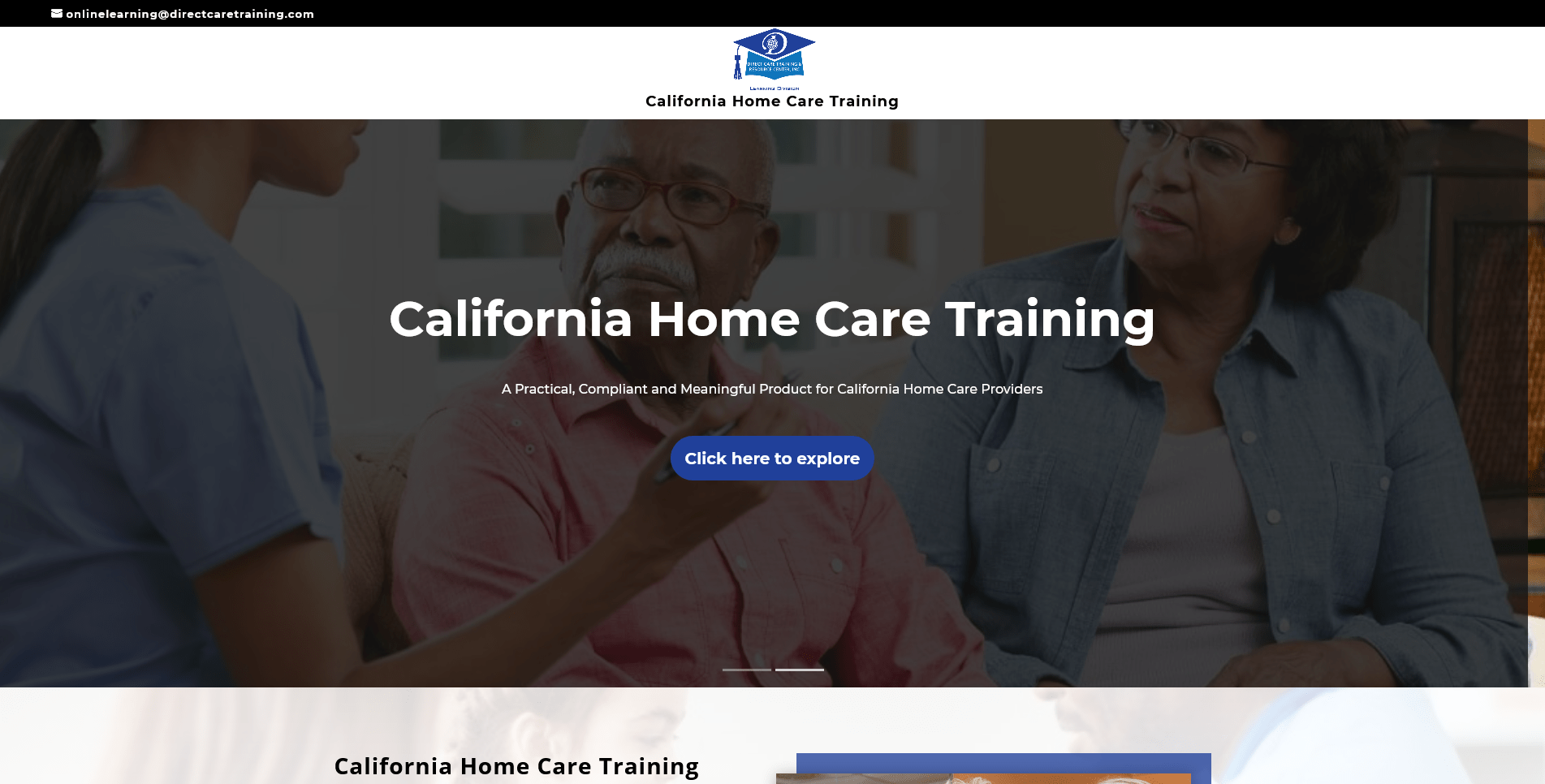 California Home Care Training - californiahomecaretraining